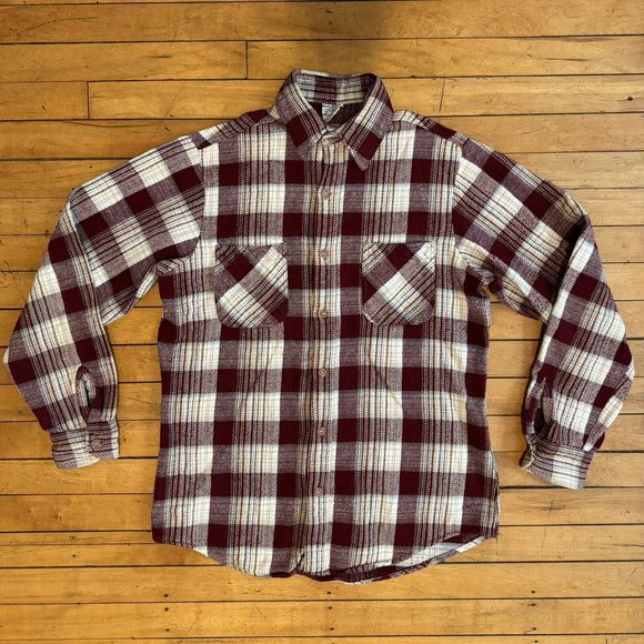 Big Mac | Shirts | Vtg 7s Big Mac Jcpenney Button Up Cotton Flannel ...